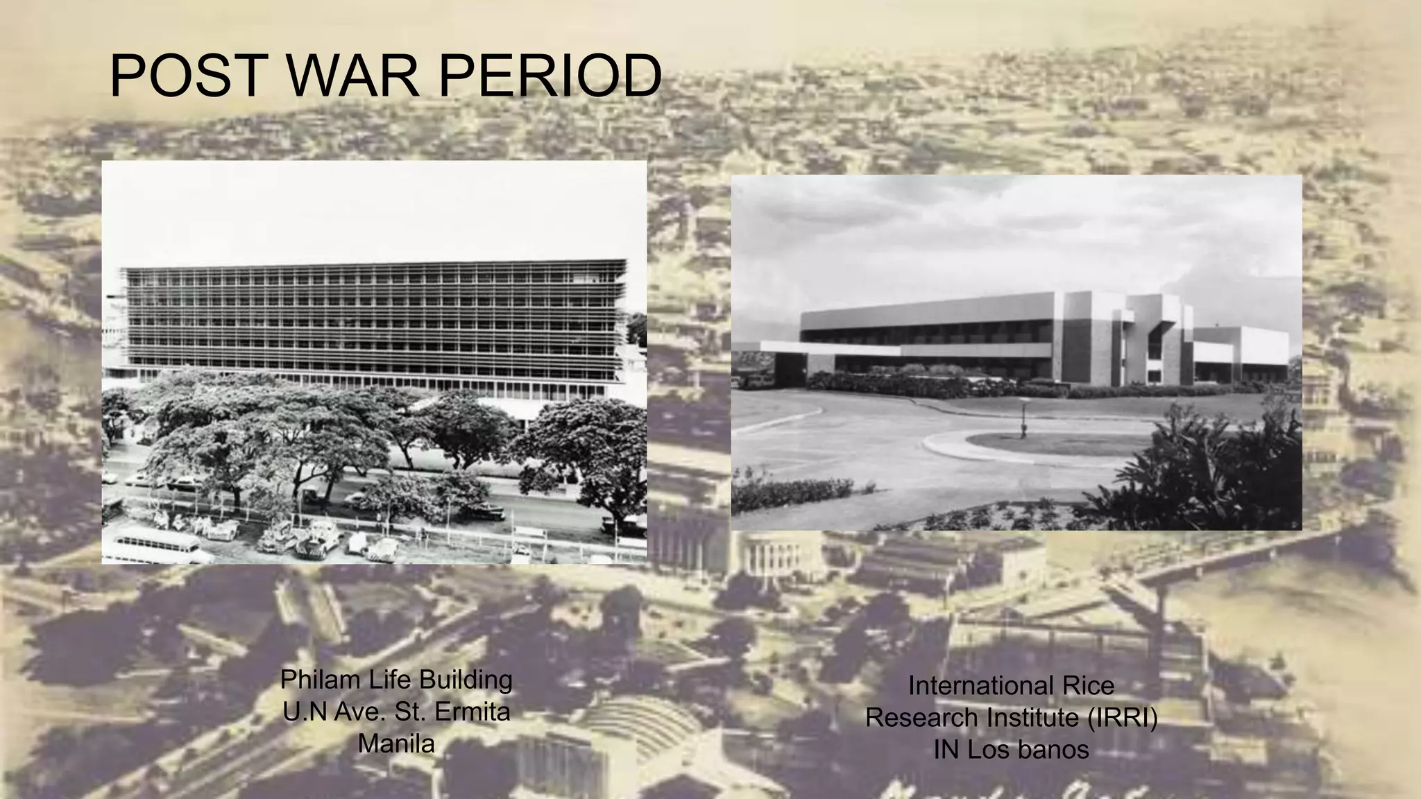Philippine architecture ( post war period ) | PPTX