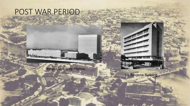 Philippine architecture ( post war period ) | PPTX
