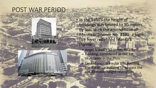 Philippine architecture ( post war period ) | PPTX
