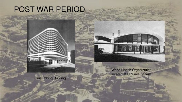 Philippine architecture ( post war period )
