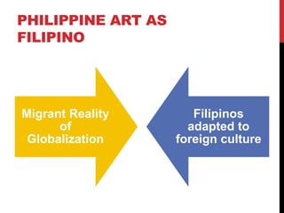 Philippine Art as Filipino | PPTX