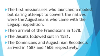 Philippine church history ( CFE ME 1A ) | PPTX