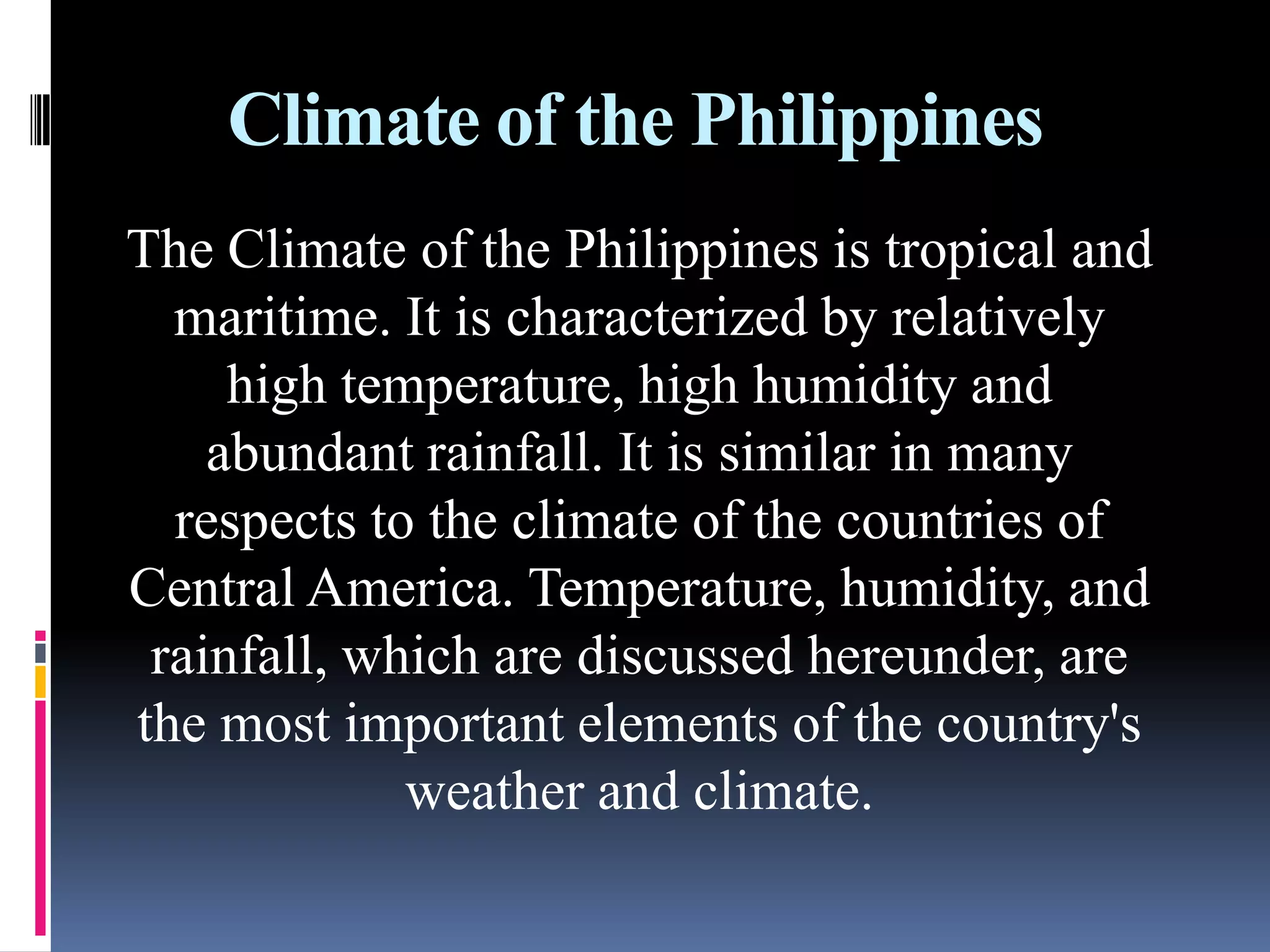 Philippine climate | PPTX