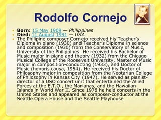 Philippine composers | PPTX