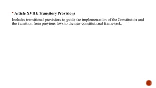 Philippine Constitution power point presentation | PPTX