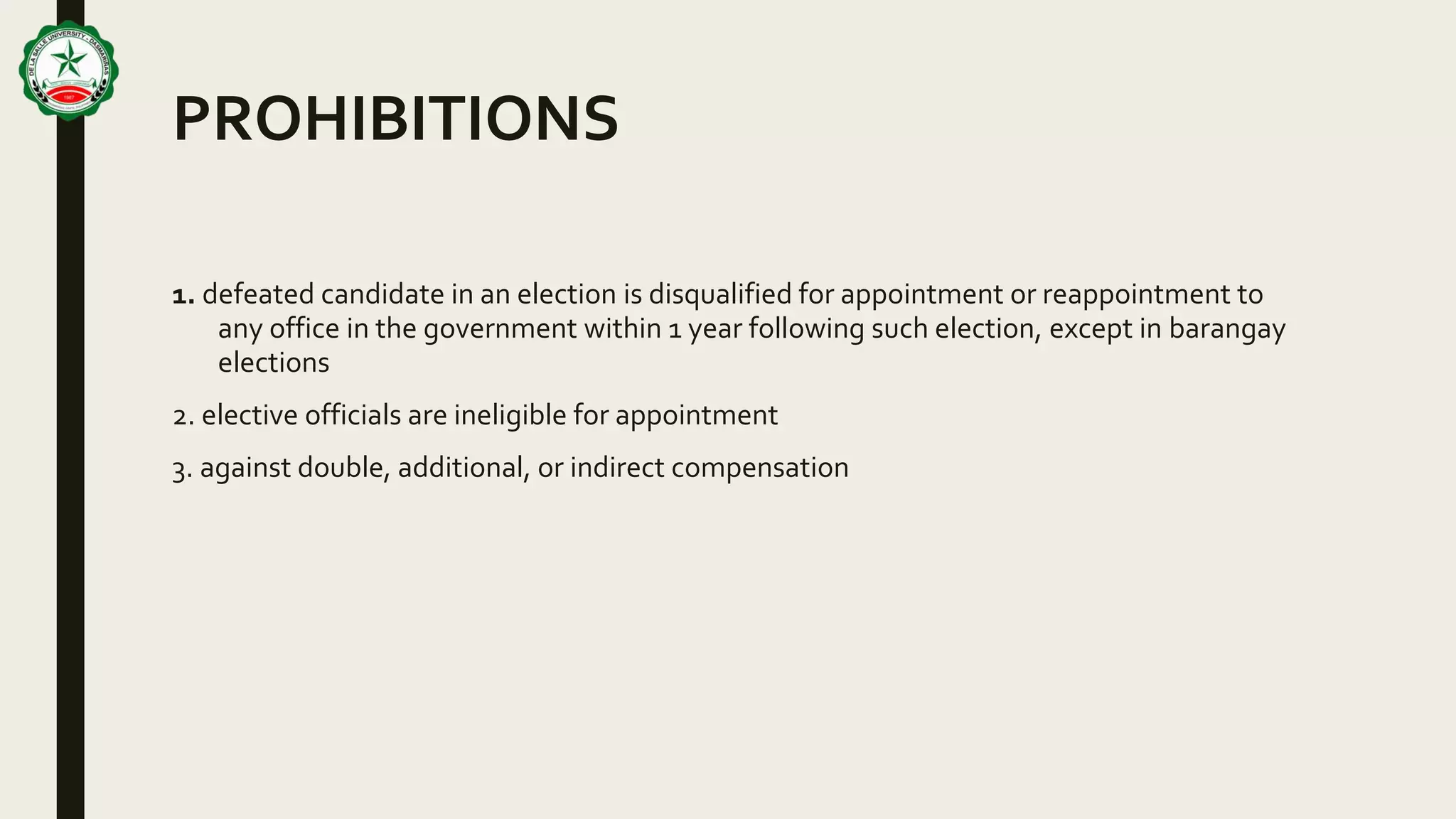 Philippine Constitution - ARTICLE IX - Constitutional Commissions | PPTX