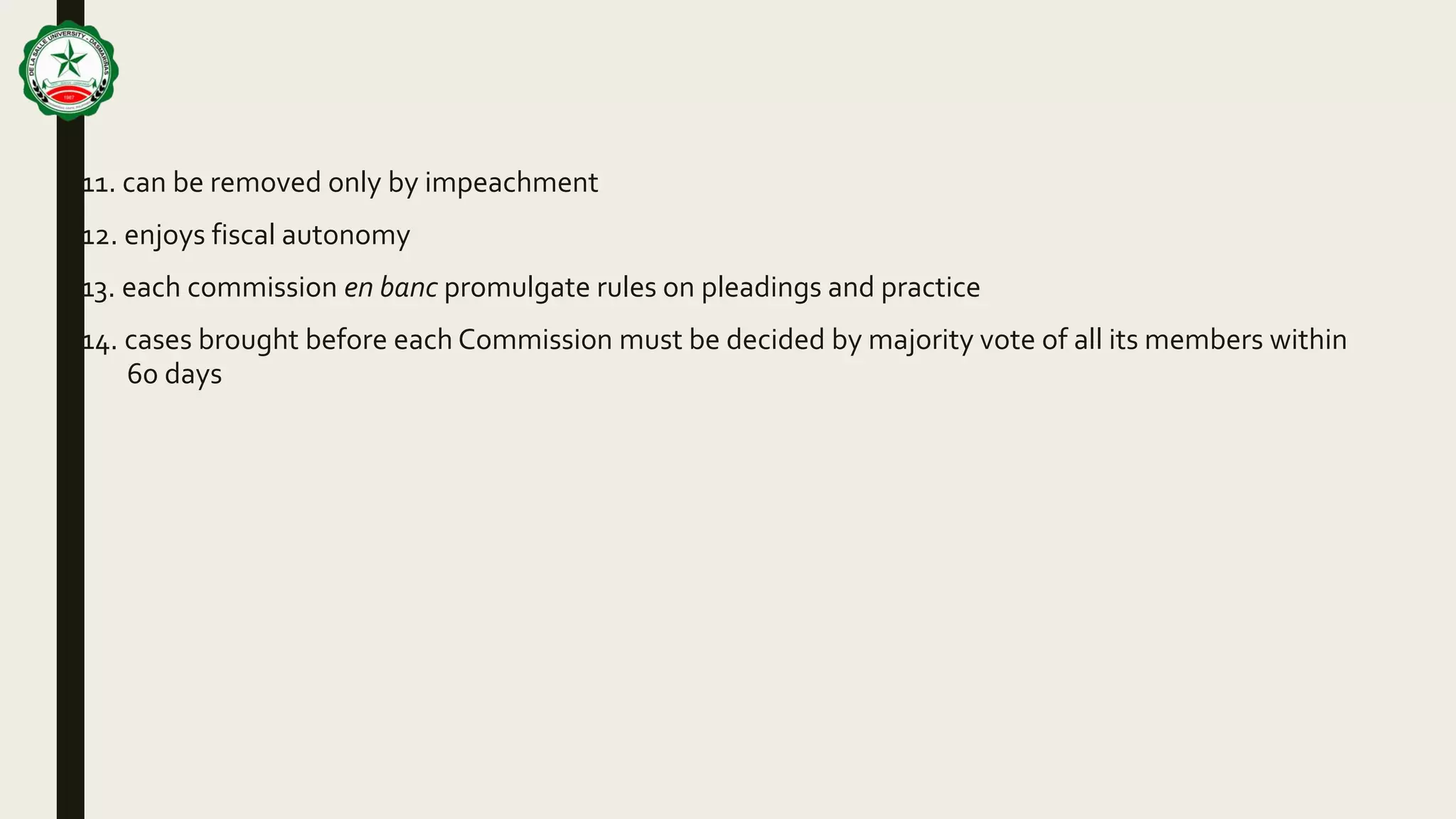 Philippine Constitution - ARTICLE IX - Constitutional Commissions | PPTX