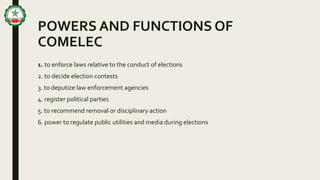 Philippine Constitution - ARTICLE IX - Constitutional Commissions | PPTX