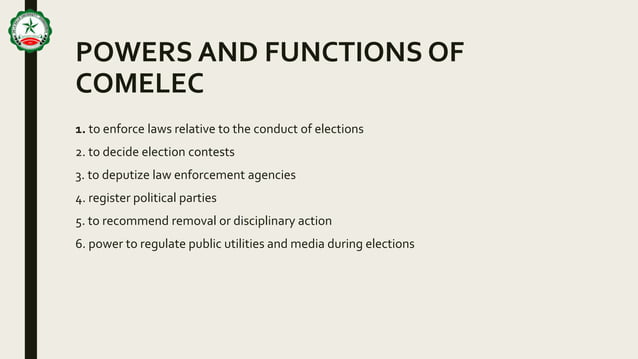 Philippine Constitution - ARTICLE IX - Constitutional Commissions | PPTX