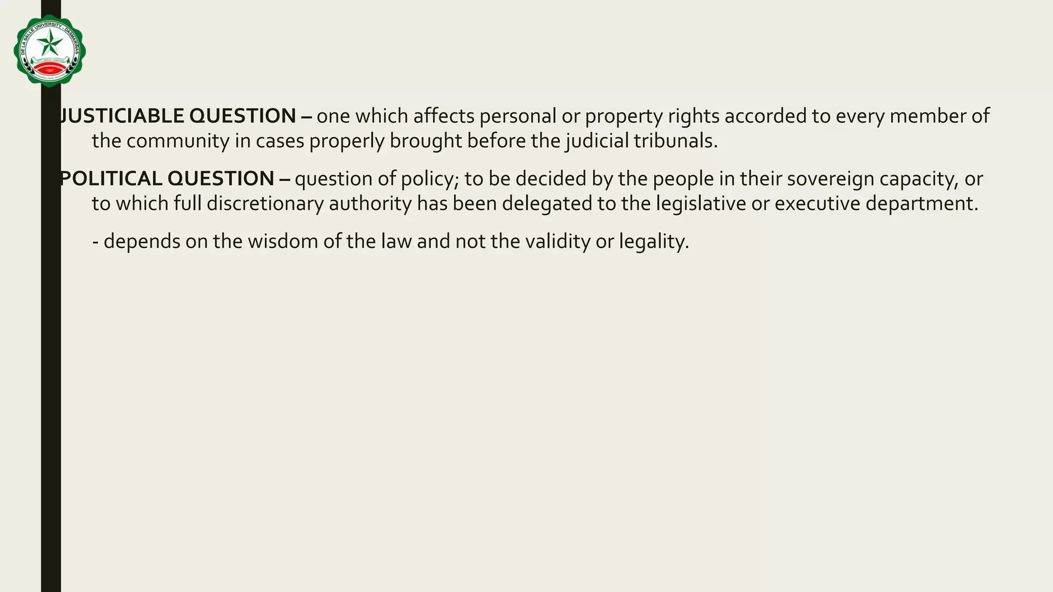 Philippine Constitution - Article VIII - Judicial Department | PPTX