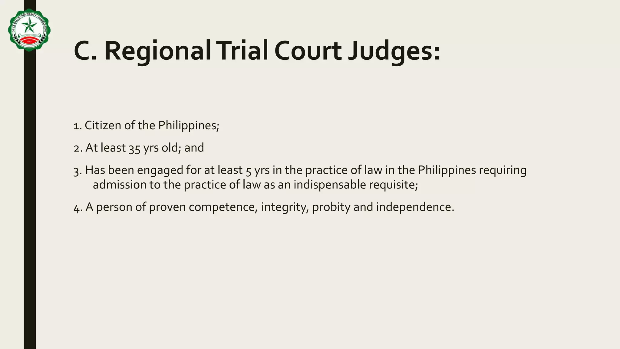 Philippine Constitution - Article VIII - Judicial Department | PPTX