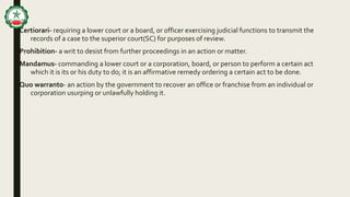 Philippine Constitution - Article VIII - Judicial Department | PPTX