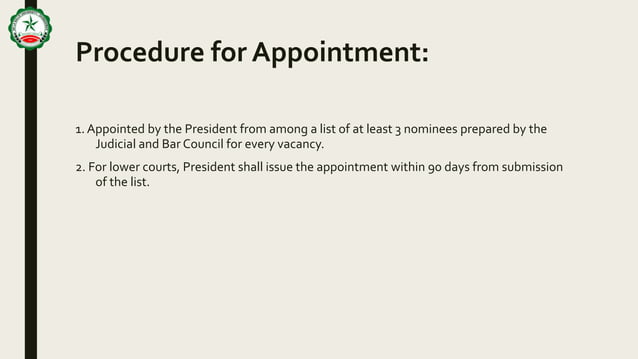 Philippine Constitution - Article VIII - Judicial Department | PPTX