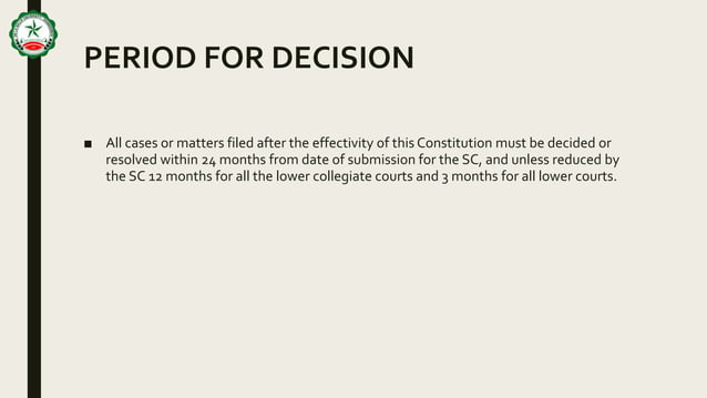 Philippine Constitution - Article VIII - Judicial Department | PPTX