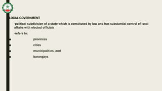 Philippine Constitution - Article X - Local Government | PPTX