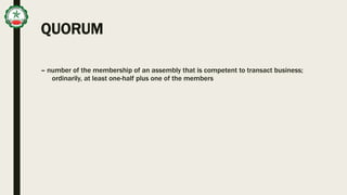 Philippine Constitution - Parliamentary Immunity | PPTX | Elections ...