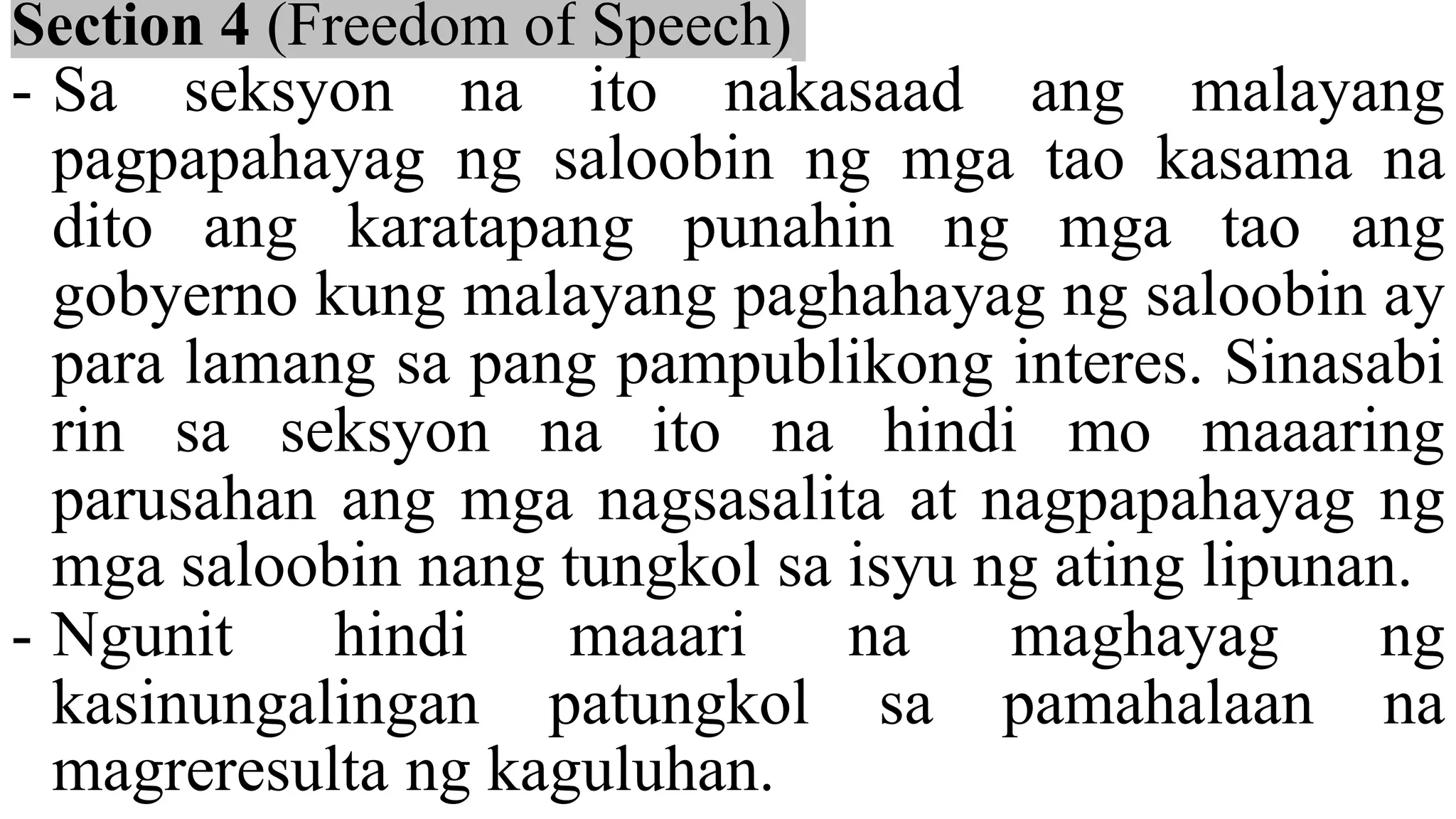 PHILIPPINE CONSTITUTION 1987 ARTICLE 3 SEC Final.pptx