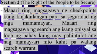 PHILIPPINE CONSTITUTION 1987 ARTICLE 3 SEC Final.pptx