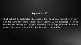 Philippine constitution national territory report | PPTX