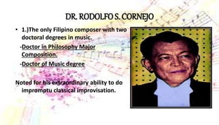 Philippine contemporary composer | PPTX