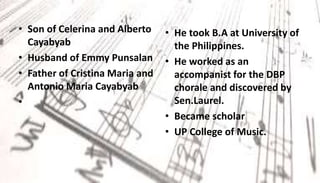 Philippine contemporary composer | PPTX