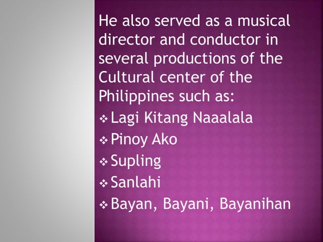 Philippine Contemporary Music | PPTX | World/International Music | Music