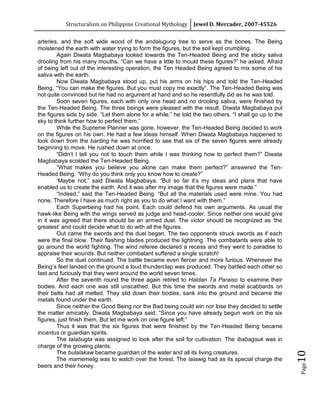 Philippine creational mythology, structural anthropology 1 | PDF