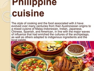 Philippine cuisine | PPTX