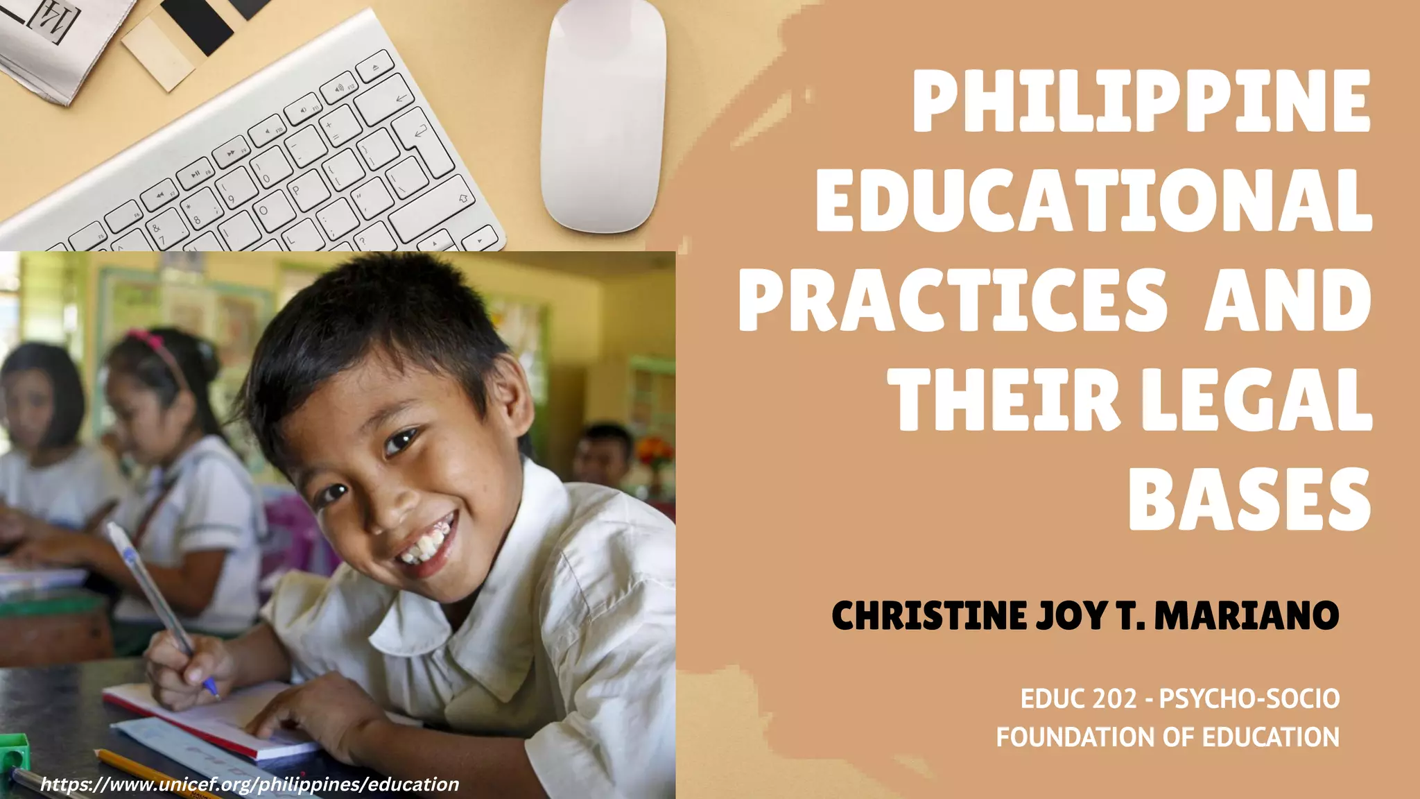 PHILIPPINE EDUCATIONAL PRACTICES IN THE PHILIPPINES AND THEIR LEGAL ...