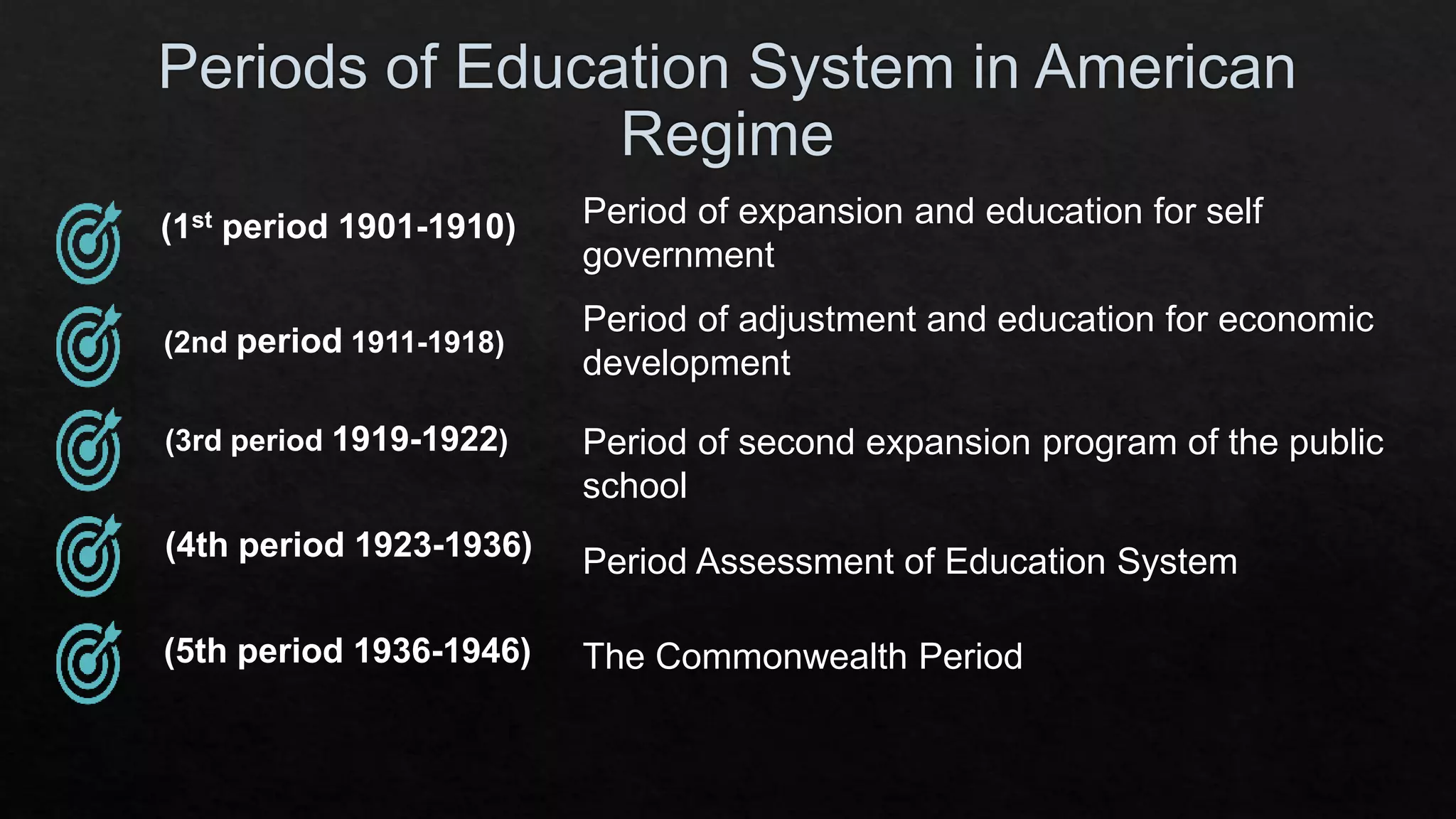 Philippine educational system american regime | PPTX