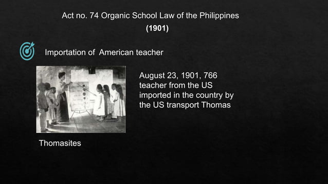 Philippine educational system american regime | PPTX