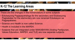 Philippine education curriculum | PPTX
