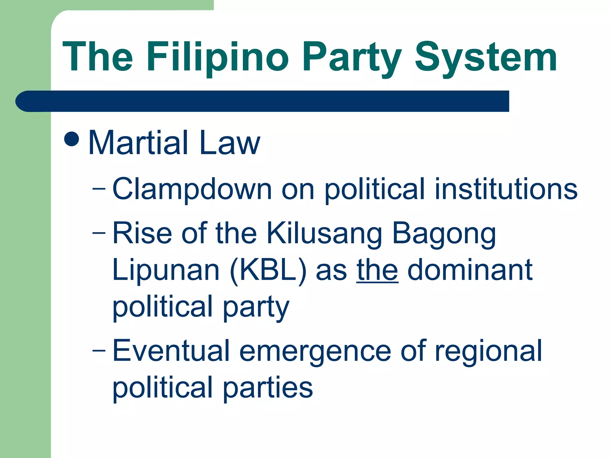 On Philippine Elections and Political Parties | PPT