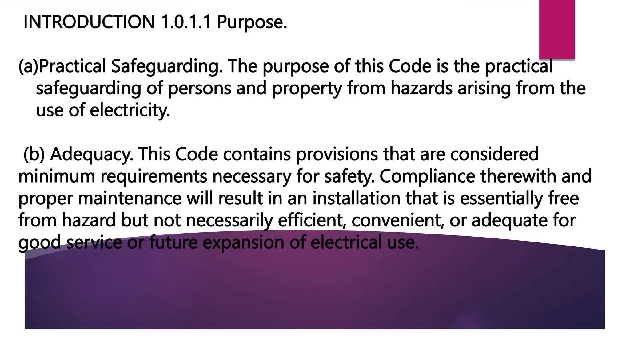 a presenattion of PHILIPPINE ELECTRICAL CODE.pptx