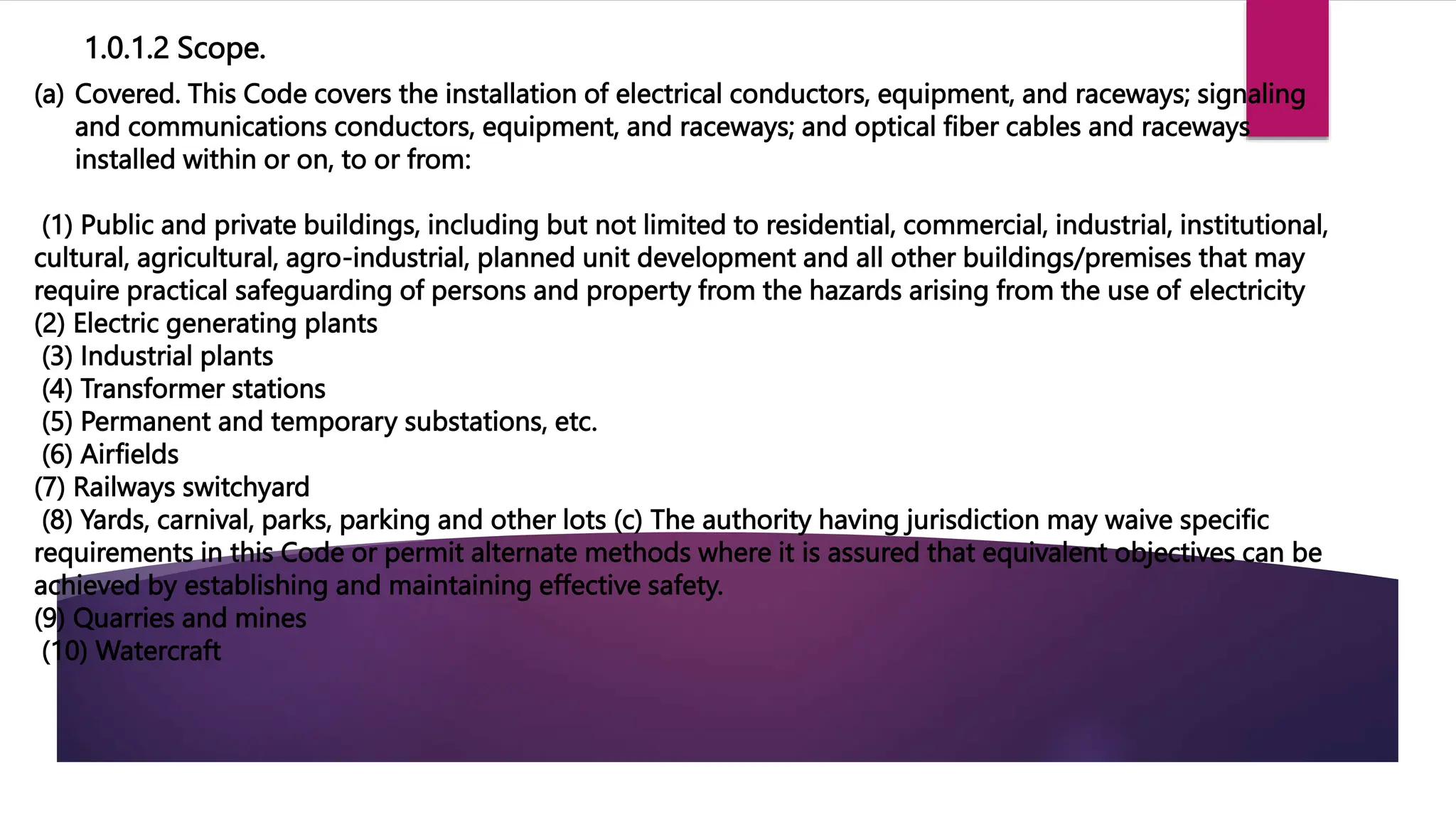 a presenattion of PHILIPPINE ELECTRICAL CODE.pptx