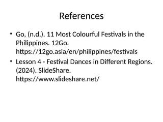 Philippine_Festivals and their classification | PPT