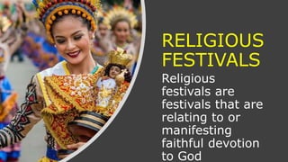Philippine Religious Festivals PPT