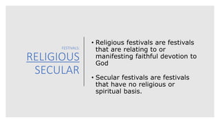 Philippine Religious Festivals | PPTX