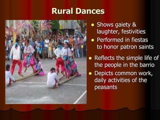 PHILIPPINE FOLK DANCE.ppt | Music | Entertainment