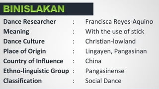 The Philippine Folk Dances, their description and relevance | PPTX
