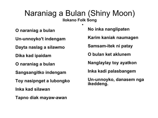 Philippine folk songs | PPT