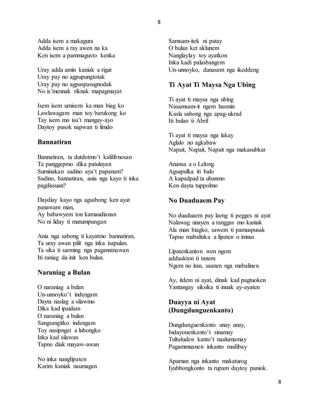 Philippine folk songs | DOCX