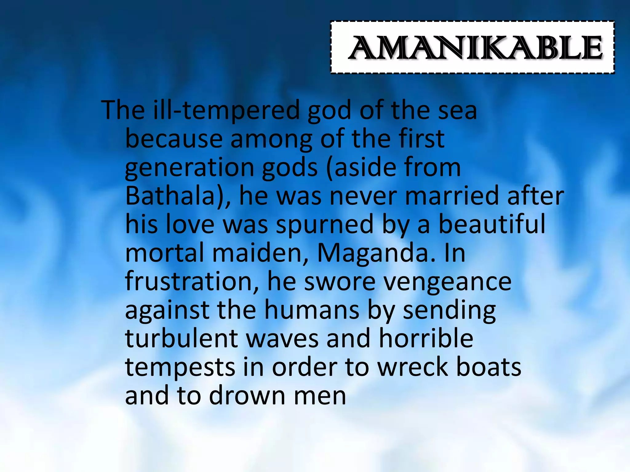 Philippine gods and goddesses | PPTX