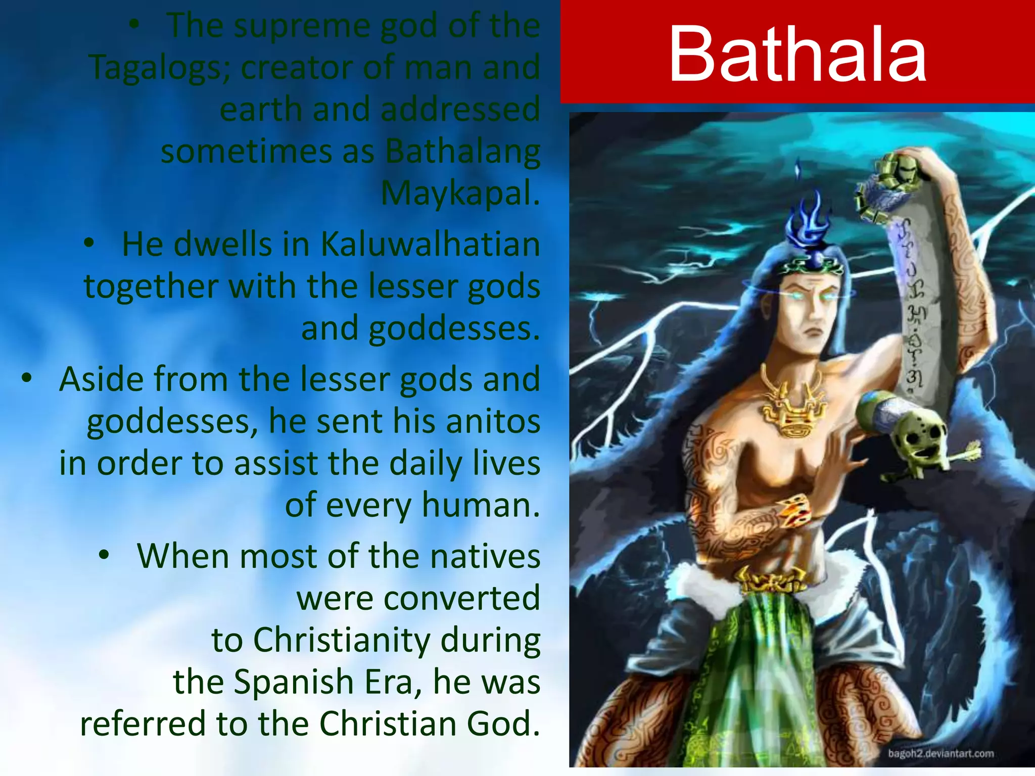 Philippine gods and goddesses | PPTX