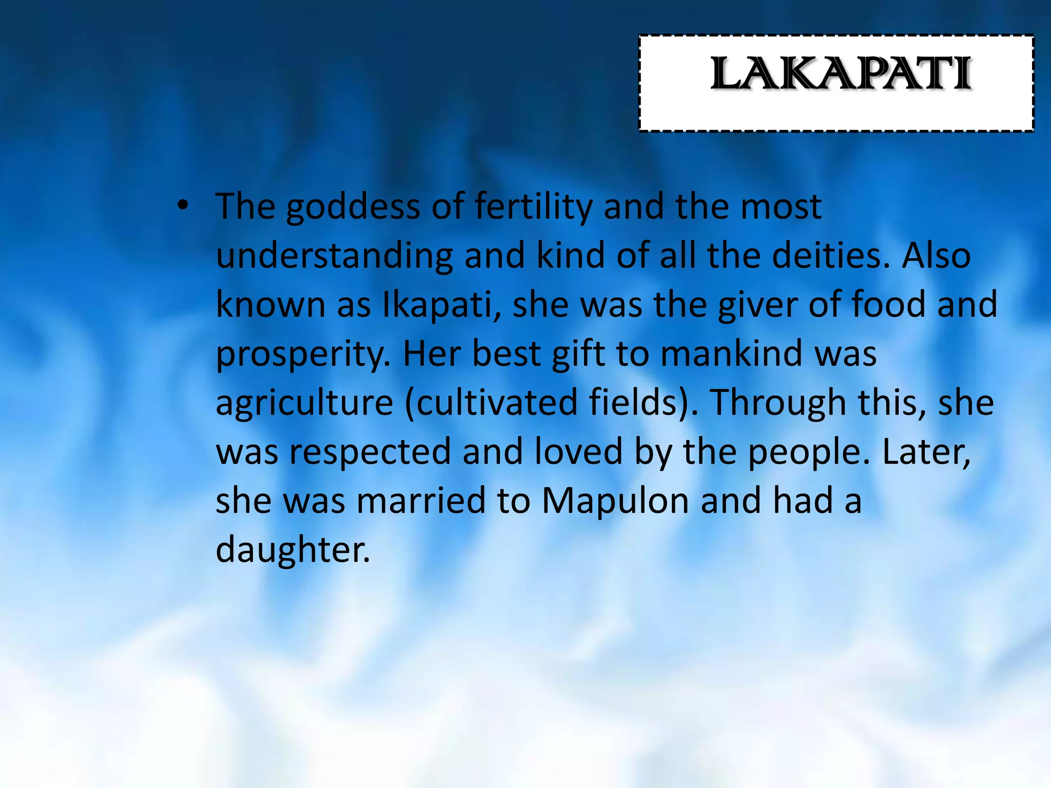 Philippine gods and goddesses | PPTX