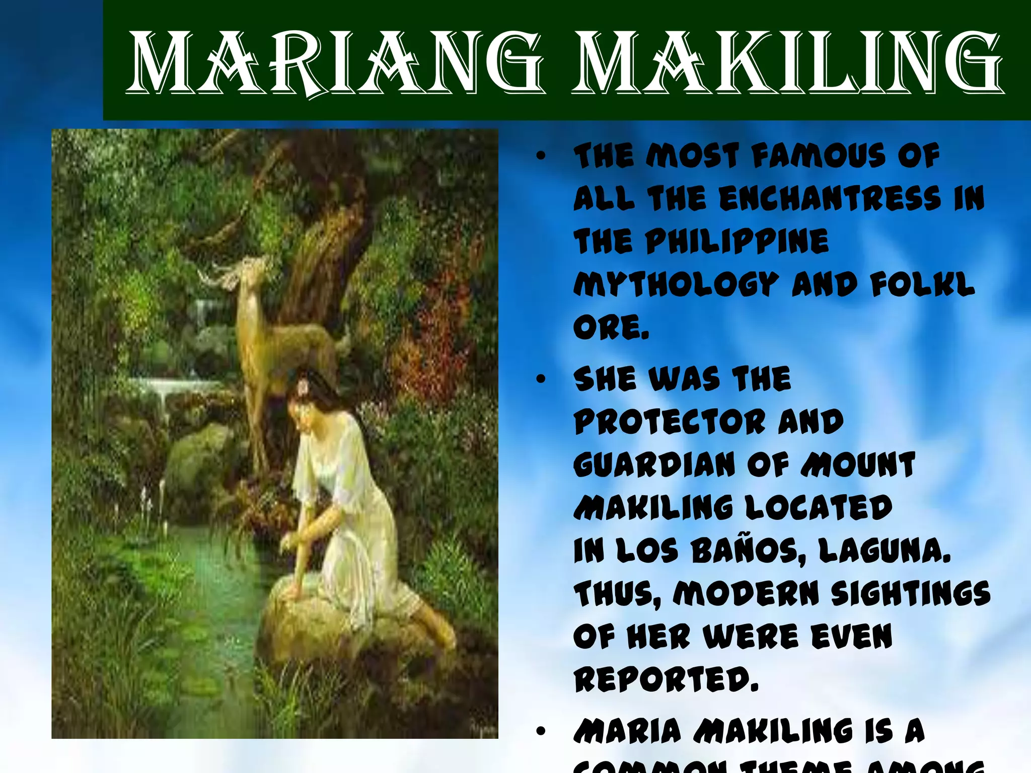 Philippine gods and goddesses | PPTX