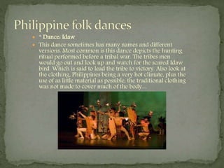 Philippine indeginous and folk dance | PPTX