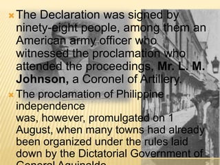 Philippine Independence The first Republic of the Philippine | PDF