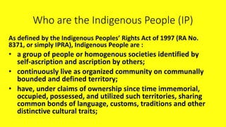 Philippine indigenous communities | PPTX