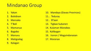 Philippine indigenous communities | PPTX